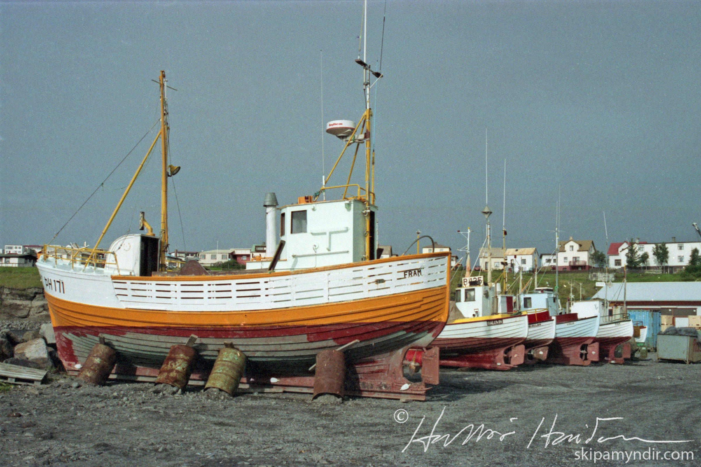 Fram og fleiri trillur – Skipamyndir Hafþórs Hreiðarssonar