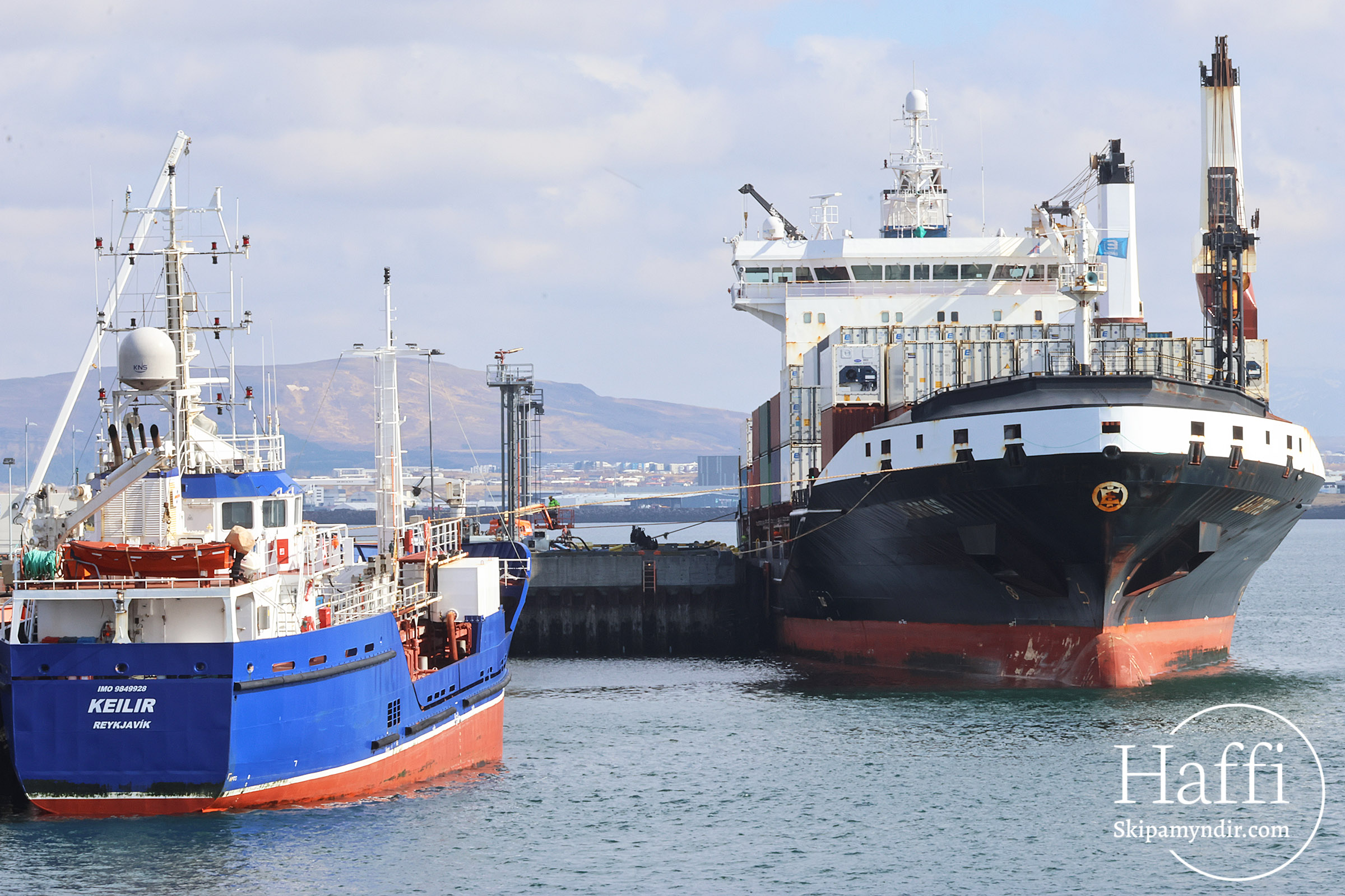 Keilir og Lagarfoss – Skipamyndir Hafþórs Hreiðarssonar